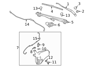 2019-2021 GM Wiper Linkage 84497549 | TascaParts.com