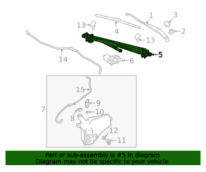 2019-2021 GM Wiper Linkage 84497549 | TascaParts.com
