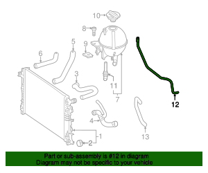 906-501-38-82 - Vent Hose 2013-2017 Mercedes-Benz | Mercedes-Benz USA Parts