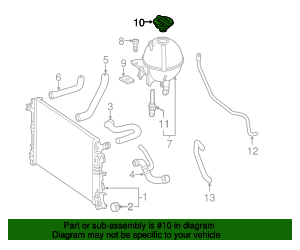 906-501-00-15 - Reservoir Cap 2010-2018 Mercedes-Benz | Mercedes-Benz ...