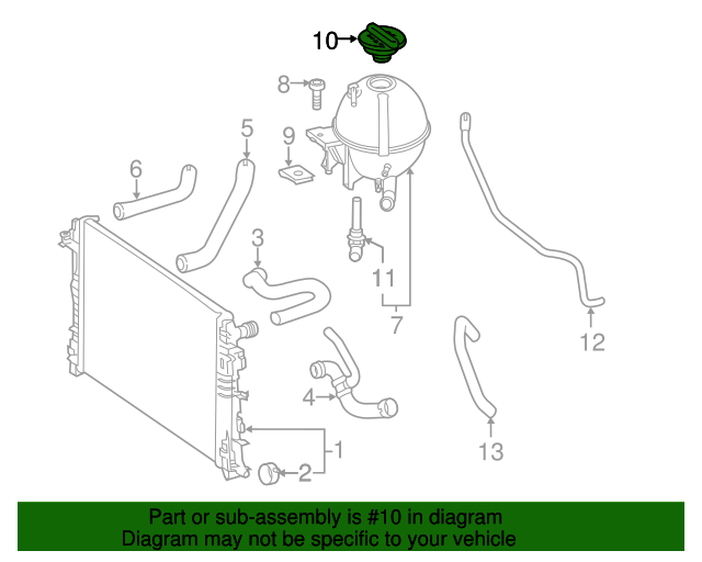 906-501-00-15 - Reservoir Cap 2010-2018 Mercedes-Benz | Mercedes-Benz ...