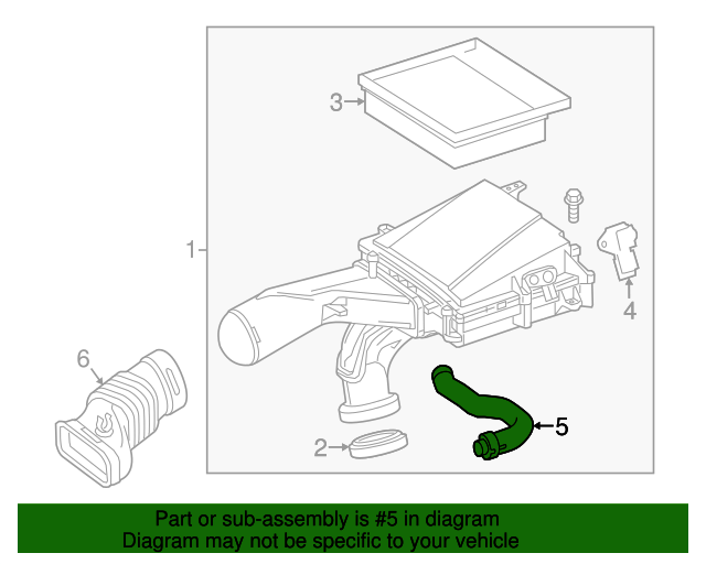 279-010-33-00 - Vent Hose 2013-2020 Mercedes-Benz | AutoNationParts.com