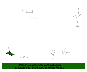 80050-TLA-A00 - AC Label 2017-2022 Honda CR-V | Honda Parts Online