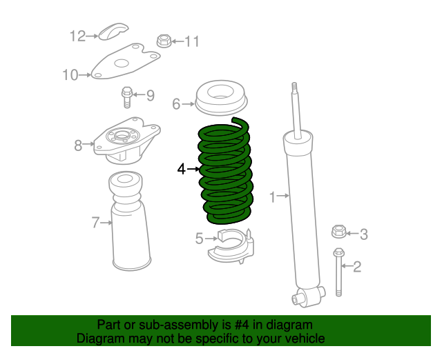 Genuine BMW 33-53-6-851-727 | Coil Spring | FREE Shipping on Most ...