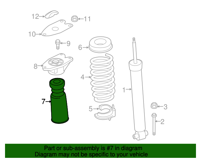 33-53-6-855-439 - Jounce Bumper 2012-2022 BMW | AutoNationParts.com