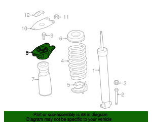 33506862725 - 2012-2021 BMW Mount (33-50-6-862-725) | BMW of South ...