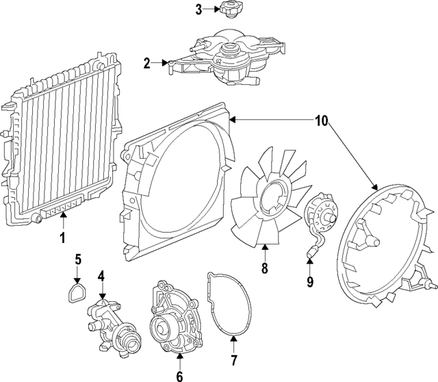 2016-2021 GM Engine Radiator 84671375 | GM Parts Center