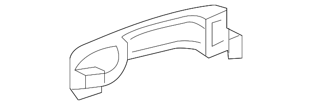 69210-60200-C0 - Handle, Outside 2019-2021 Lexus LX570 | Longo Lexus Parts