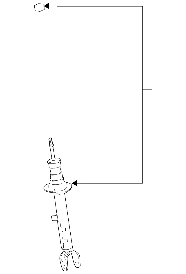 4851080679 - 2013-2015 Lexus Front Right Suspension Shock Absorber ...