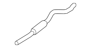 18-30-7-646-996 - Center Muffler - 2011-2016 BMW | Buy BMW Parts Now