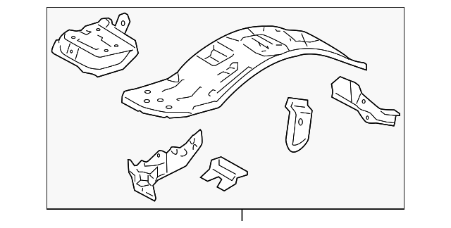 53708-04901 - Apron Assembly - 2005-2015 Toyota Tacoma | OEM Genuine ...