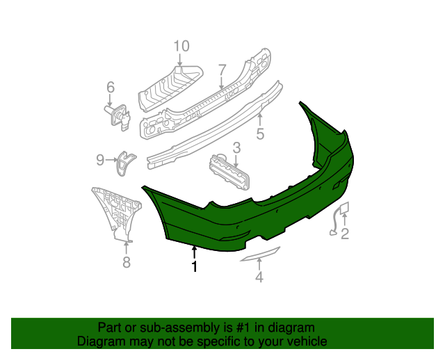 Genuine BMW 51-12-7-178-184 | Bumper Cover | FREE Shipping on Most ...