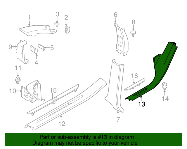 51477329511 - 2014-2018 BMW X5 Sill Cover (51-47-7-329-511) | BMW of ...