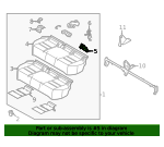 2021 Nissan Rogue Bracket 88859-6RE0A | Nissan Parts Plus