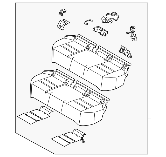 2023 Nissan Rogue Cushion Assembly 88300-6RR0A | Temecula Nissan Parts