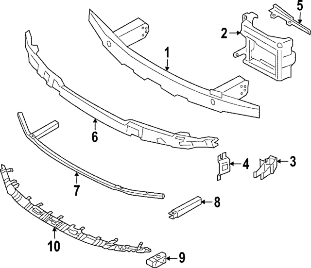 Genuine BMW 51-11-9-880-512 | Lower Absorber | FREE Shipping on Most ...