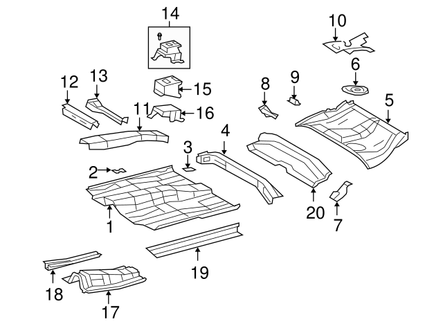 57407-12152 - Front Cross-Member 2009-2013 Toyota Corolla | Group 1 ...