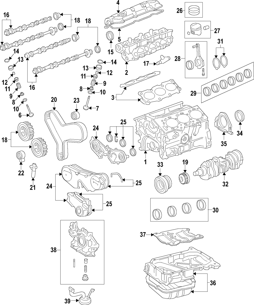 2000-2006 Toyota Engine Camshaft 13501-20040 | Toyota Parts Center
