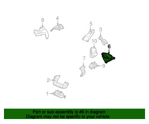 1996-2009 GM Engine Mount Strut Bracket 10271462 | OEM Parts Online