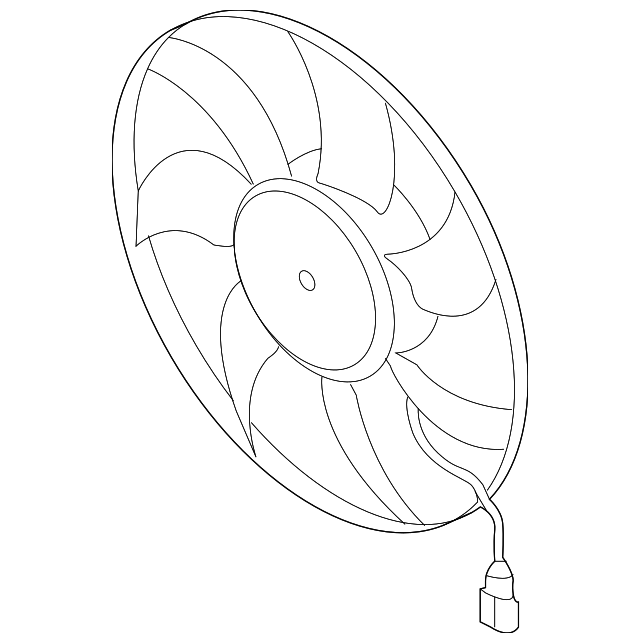 2017-2023 Audi Fan & Motor 8W0-959-455-T | Audi USA Parts