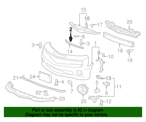Genuine OEM Retractor Cover Retainer Clip Part# 11589290 Fits 1985-2021 ...
