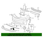 2010-2016 GM Front Bumper Fascia Bolt 11610747 GM | GMPartsDirect.com