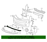 2014-2015 Chevrolet Camaro Front Bumper Fascia Air Deflector 22829564 ...