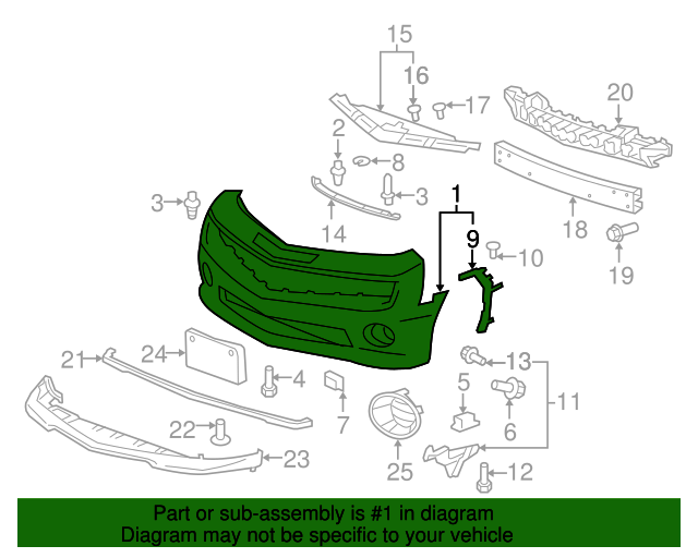 92236548 - OEM GM Bumper Cover | GMPartsCenter.net | GM Parts Center