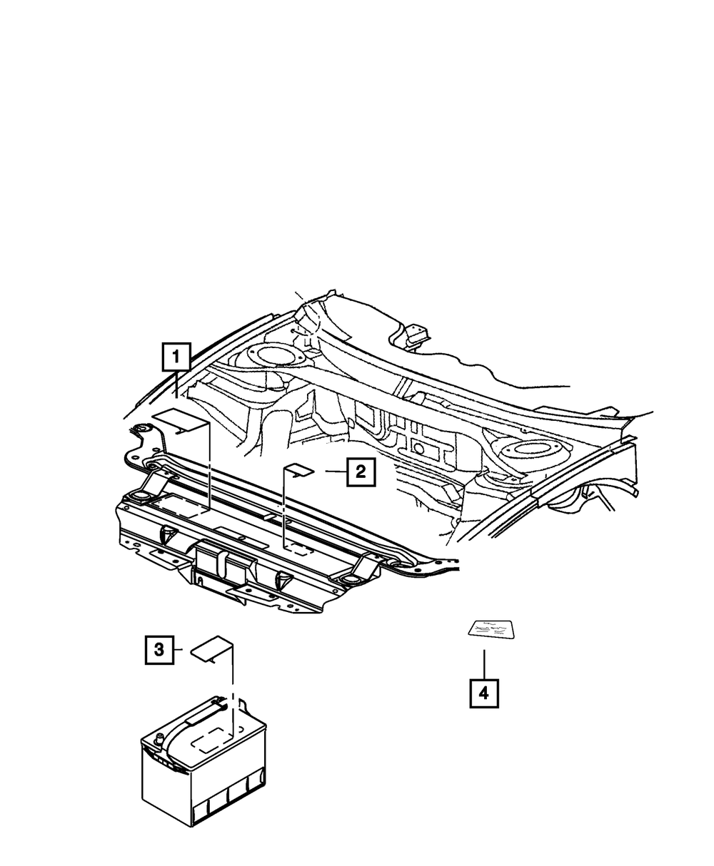 2009-2023 Mopar Coolant System Cap Label 68213176AA | Mopar eStore