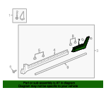 2020-2022 Buick Encore Anthracite Passenger Side Rocker Panel Rear ...