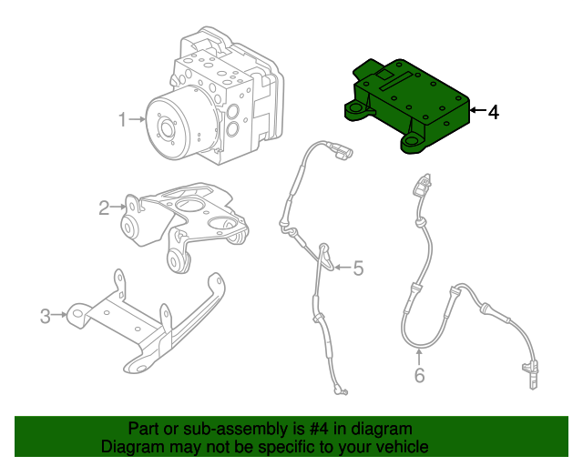 LR024197 - Yaw Rate Sensor - 2012-2014 Land Rover Range Rover Evoque ...