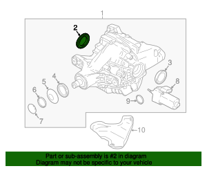 2003-2024 Porsche Drive Axle Shaft Seal 955-332-596-00 ...
