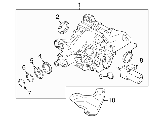 2003-2024 Porsche Drive Axle Shaft Seal 955-332-596-00 ...