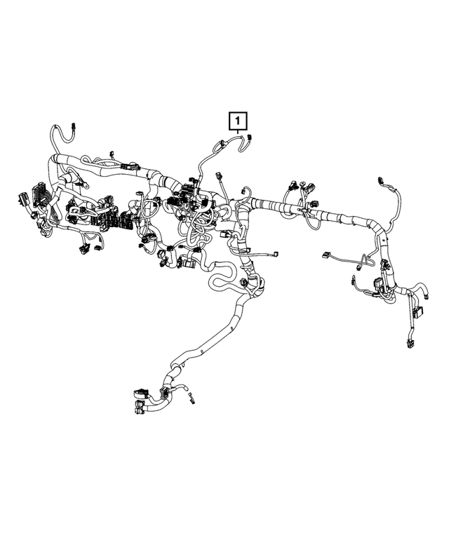 2023-2024 Ram 1500 Instrument Panel Wiring 68564139AC | Mopar Estores