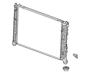 2021-2024 GM (Replaces 84565799) Engine Radiator 84889155 GM ...