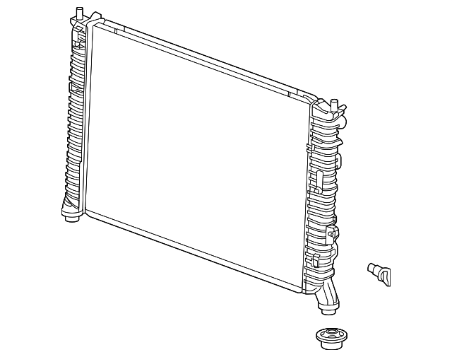 2020-2025 GM Radiator 84889155 | GM Parts Center