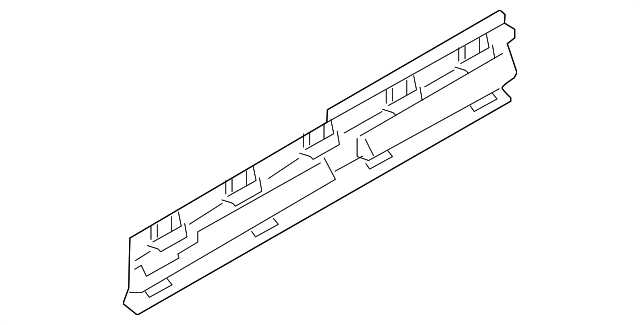 51777332332 - 2016-2021 BMW X1 Rocker Molding Mount Plate (51-77-7-332 ...