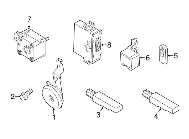 2013-2015 Mazda Control Module KD45-67-5U0 | OEM Parts Online