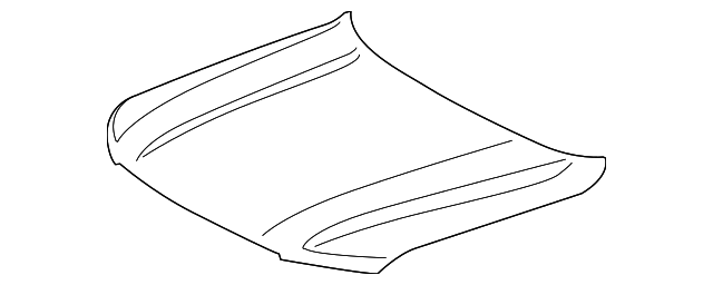 53301-60690 - Hood - 2016-2021 Toyota Land Cruiser | OEMGenuineParts.com