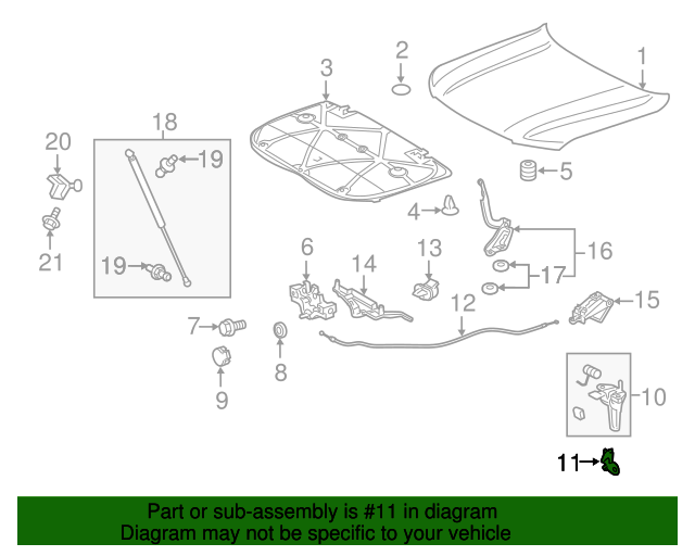 53557-60010 - Catch 2008-2021 Toyota Land Cruiser | Ourisman Toyota Parts
