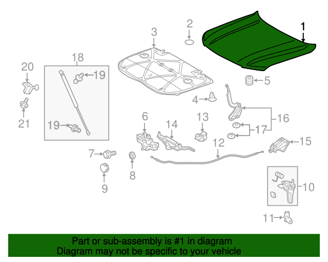 53301-60690 - Hood - 2016-2021 Toyota Land Cruiser | OEM Genuine Toyota ...