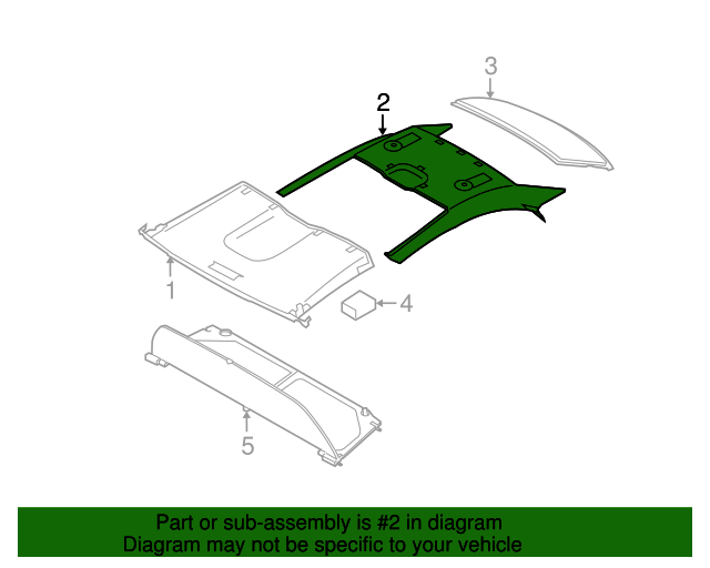 Genuine BMW 54-37-7-128-741 | Headliner | FREE Shipping on Most Orders ...