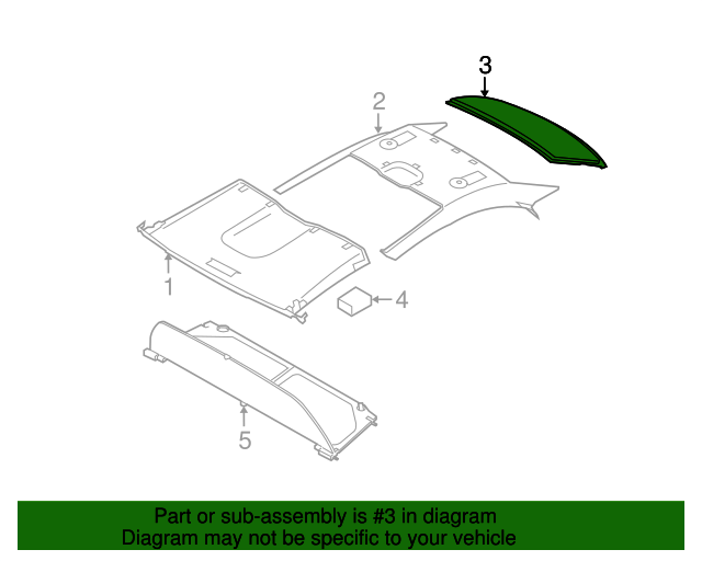 Genuine Headliner for 2007-2020 BMW | OEM Part# 54-37-7-128-742 | BMW ...