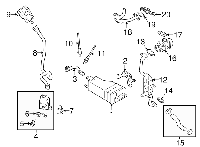2017-2023 Subaru Egr Cooler Gasket 14738AA210 | OEM Parts Online
