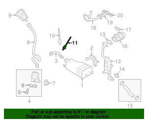 2017-2021 Subaru Oxygen Sensor 22690AB08A | QuirkParts