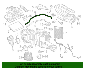 2015-2017 Ford F-150 HVAC Heater Hose FL3Z-18472-H | OEM Parts Online