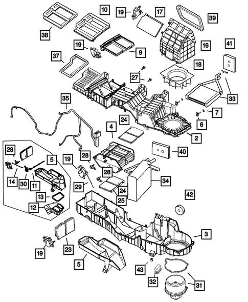 Air Conditioner and Heater Units for 2007 Dodge Ram 2500 | My Mopar Parts