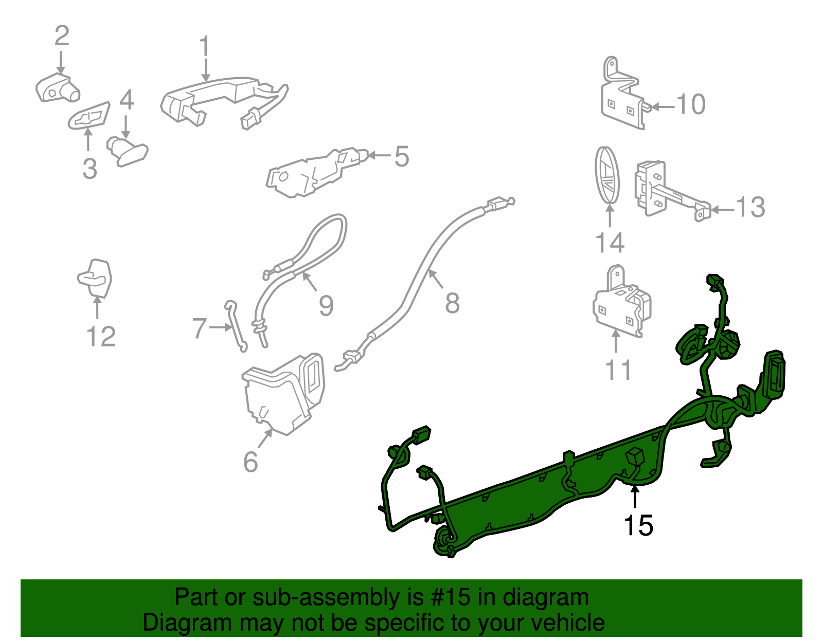 2020-2024 Chevrolet Camaro Wire Harness 84921077 GM | GMPartsDirect.com