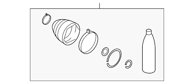 3817A100 - Inner Boot 2008-2024 Mitsubishi | Mitsubishi Direct Parts