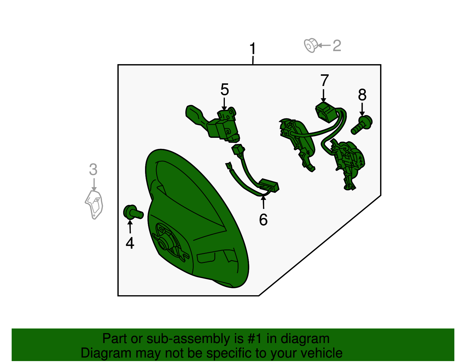2007-2014 Toyota 2007-2014 Toyota - Steering Wheel 45100-0C390-C0 ...